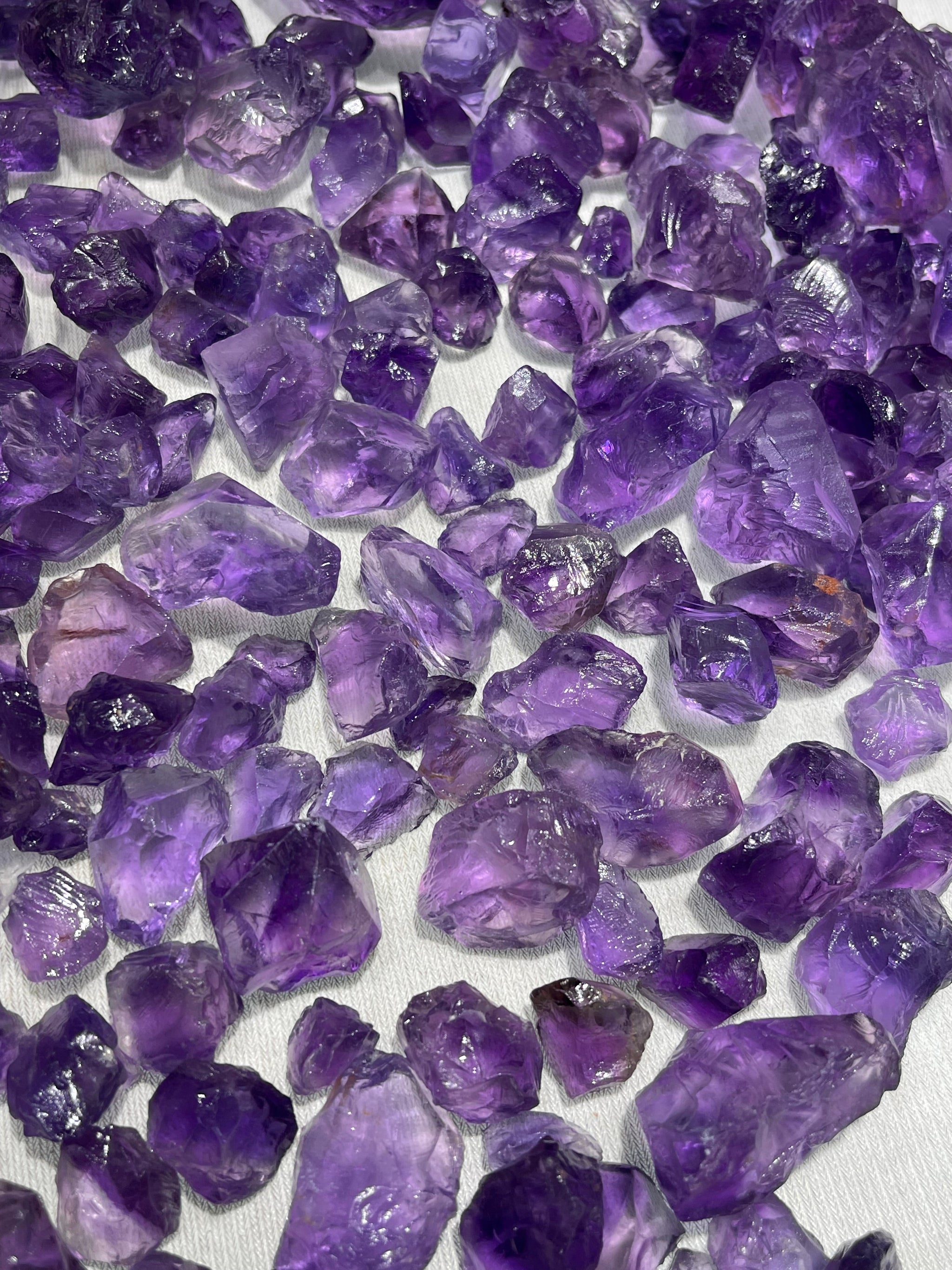 One kg Natural Raw Amethyst Stones for Faceting | Amethyst Uncut Stone ...