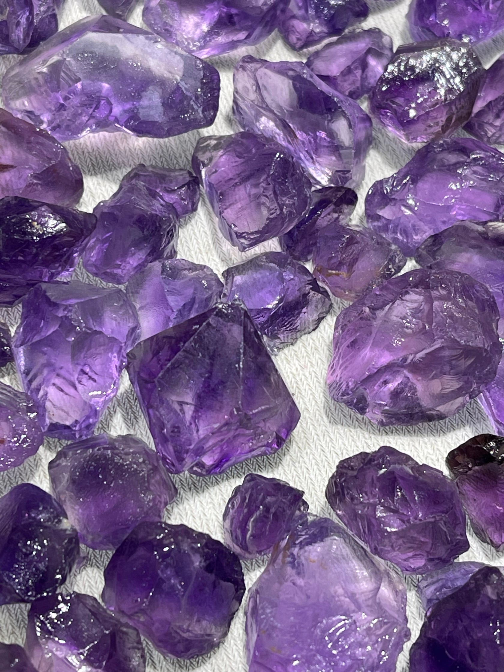 One kg Natural Raw Amethyst Stones for Faceting | Amethyst Uncut Stone ...
