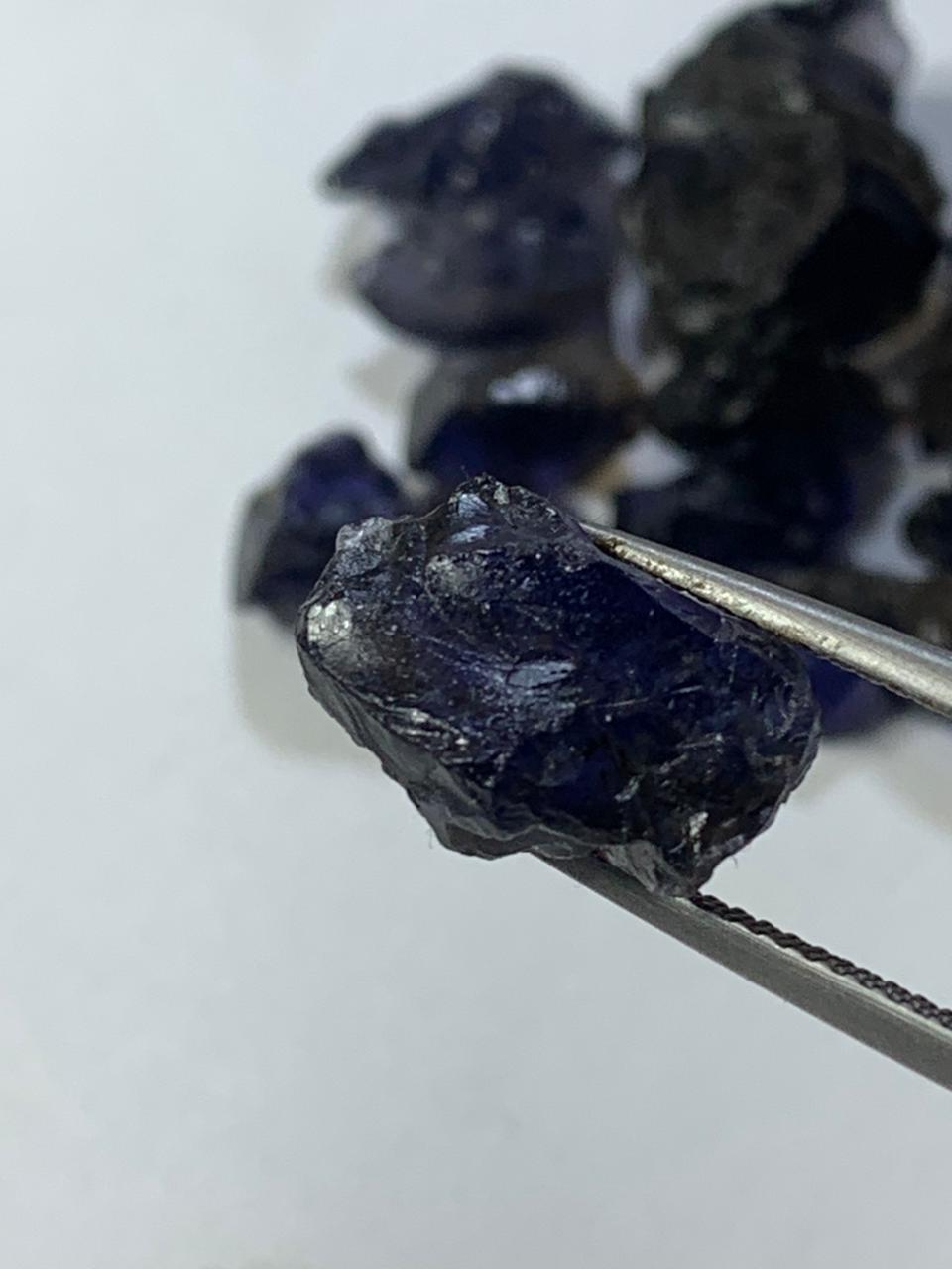 71 Carat Natural Rough Iolite Gemstones for Faceting – Folkmarketgems