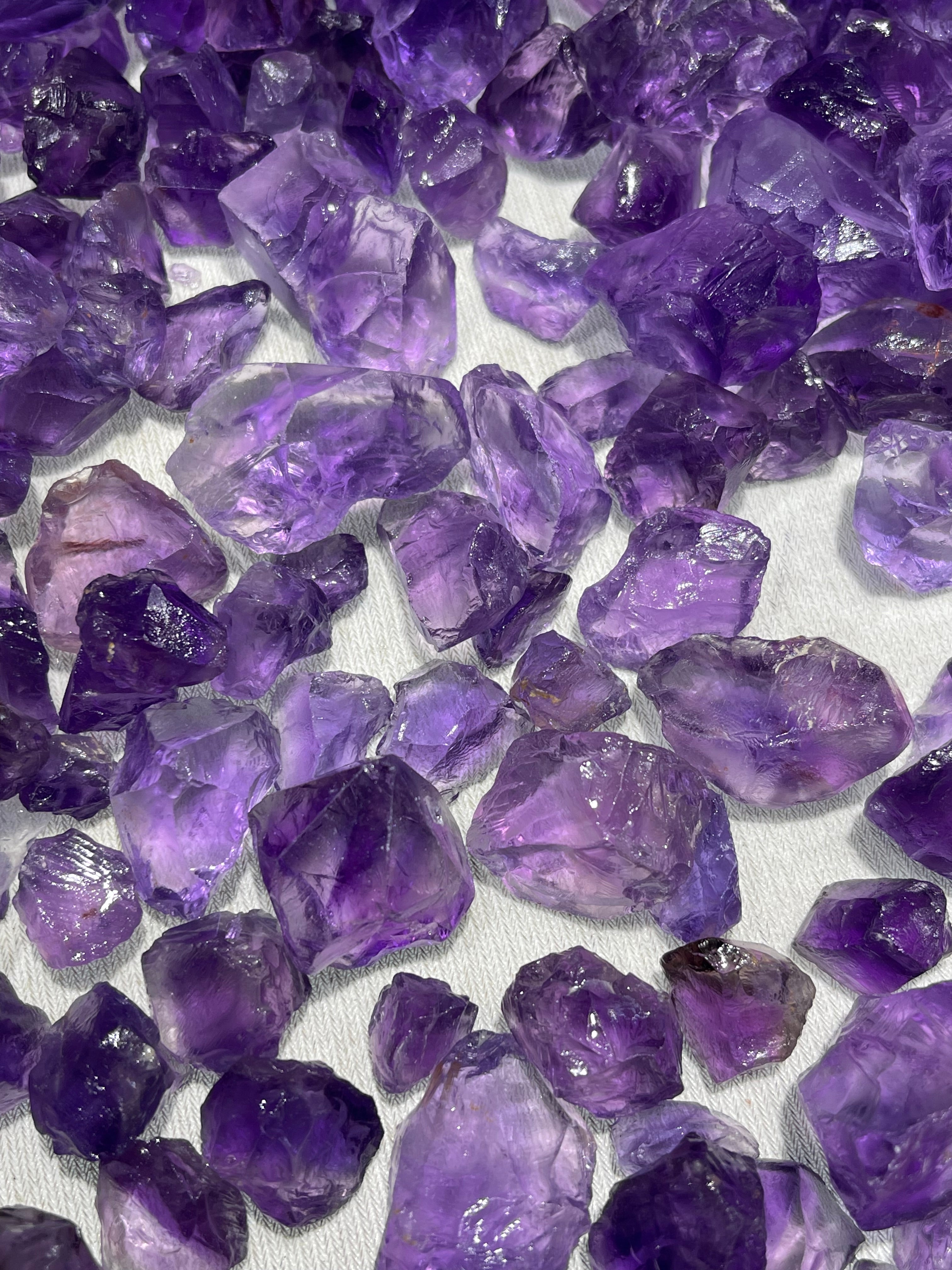 1 KG Facet Grade Raw Amethyst for Faceting – Folkmarketgems